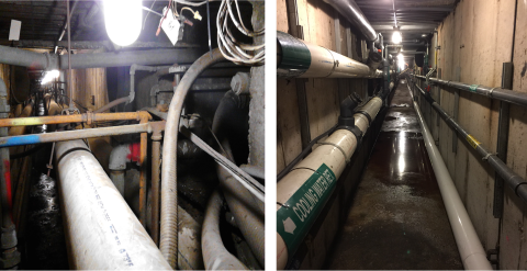 cooling system recirculation piping